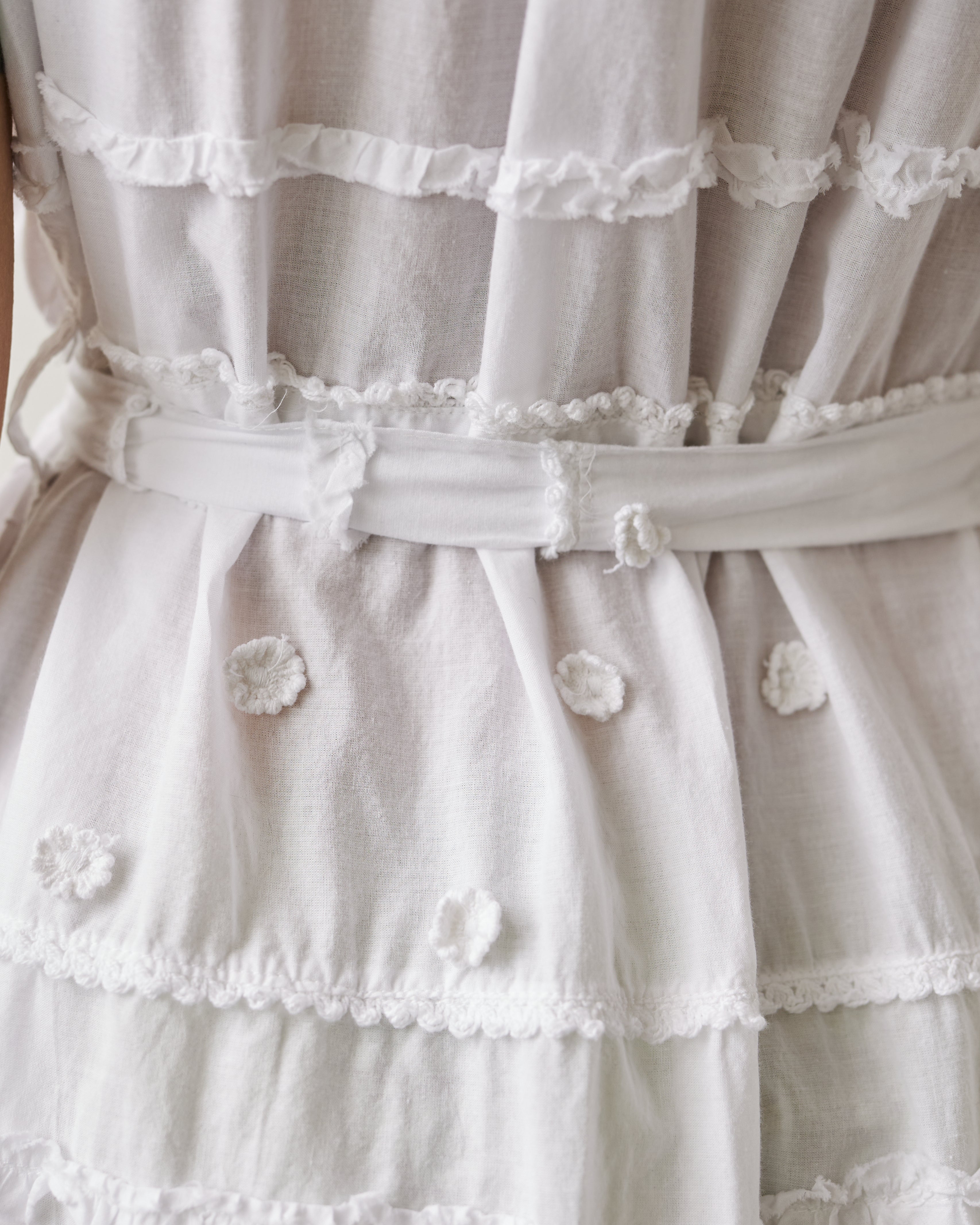 Engineered Garments Banded Collar Dress, White – Glasswing