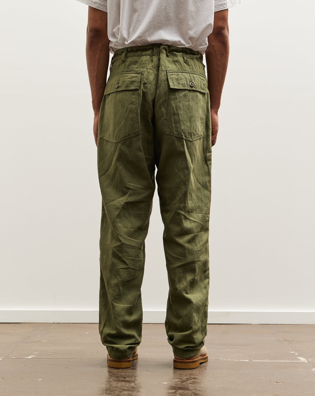 Engineered Garments Fatigue Pant Cotton Hemp, Olive – Glasswing