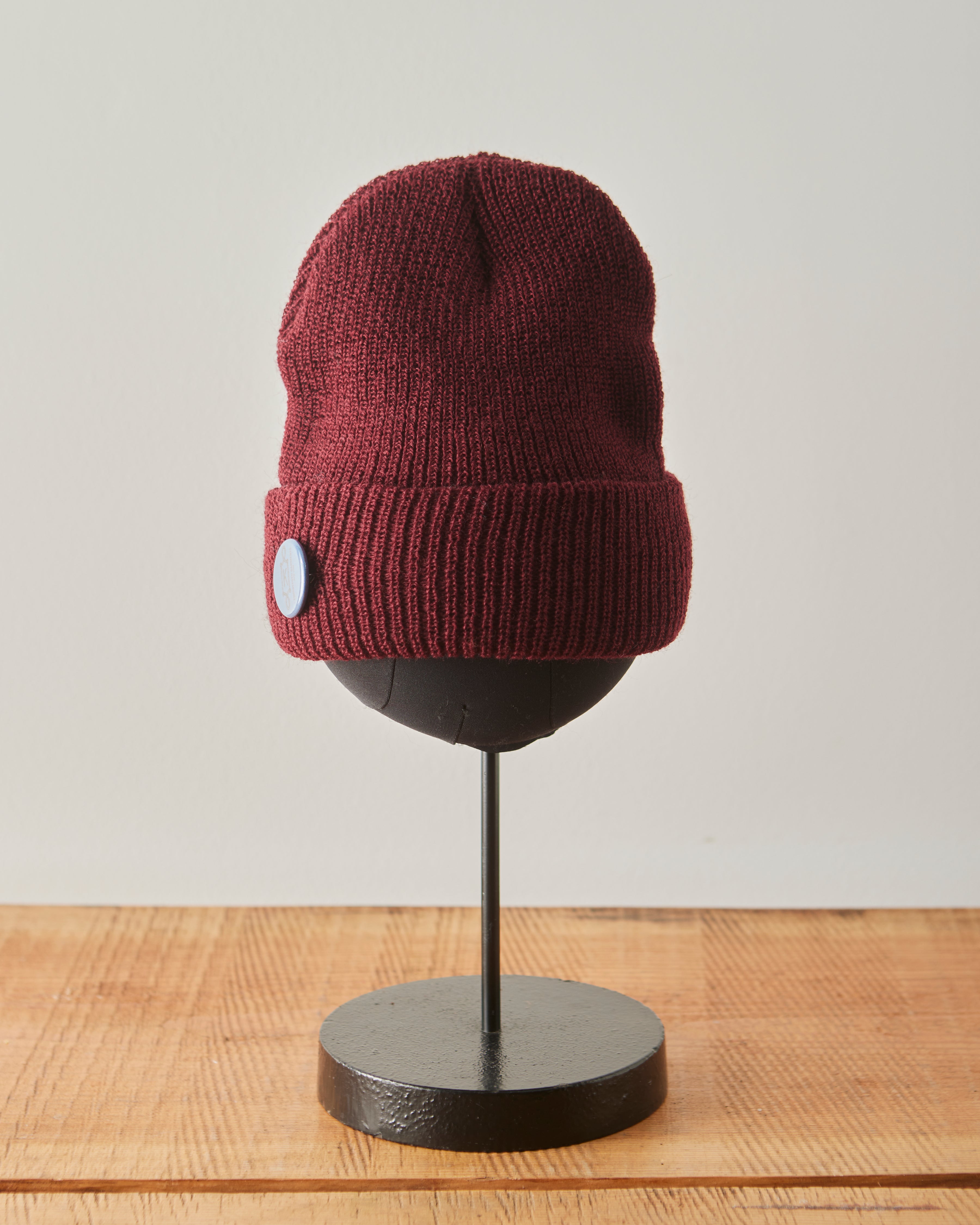 Engineered Garments Wool Watch Cap, Burgundy – Glasswing