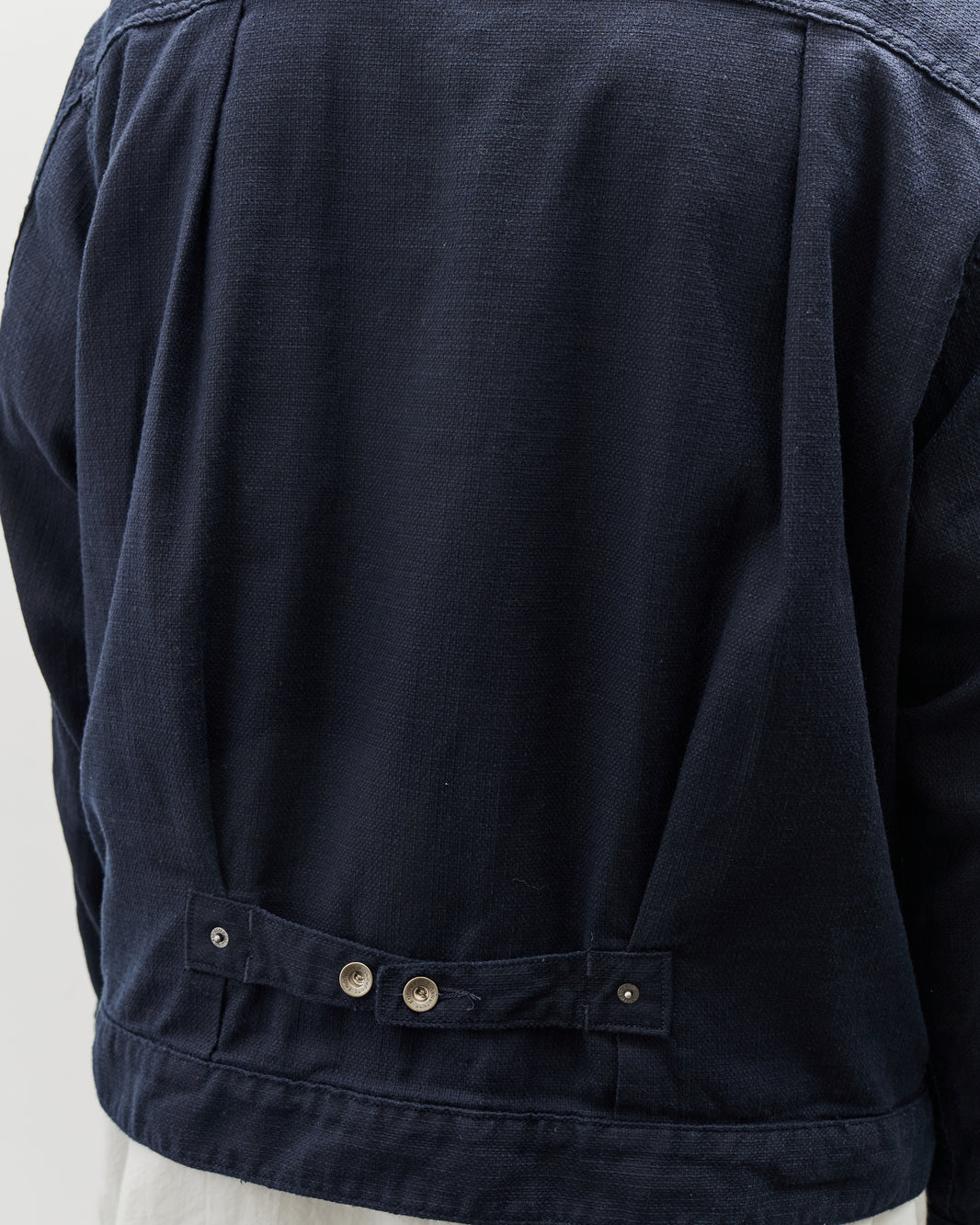 Engineered Garments Trucker Jacket Java, Dark Navy – Glasswing