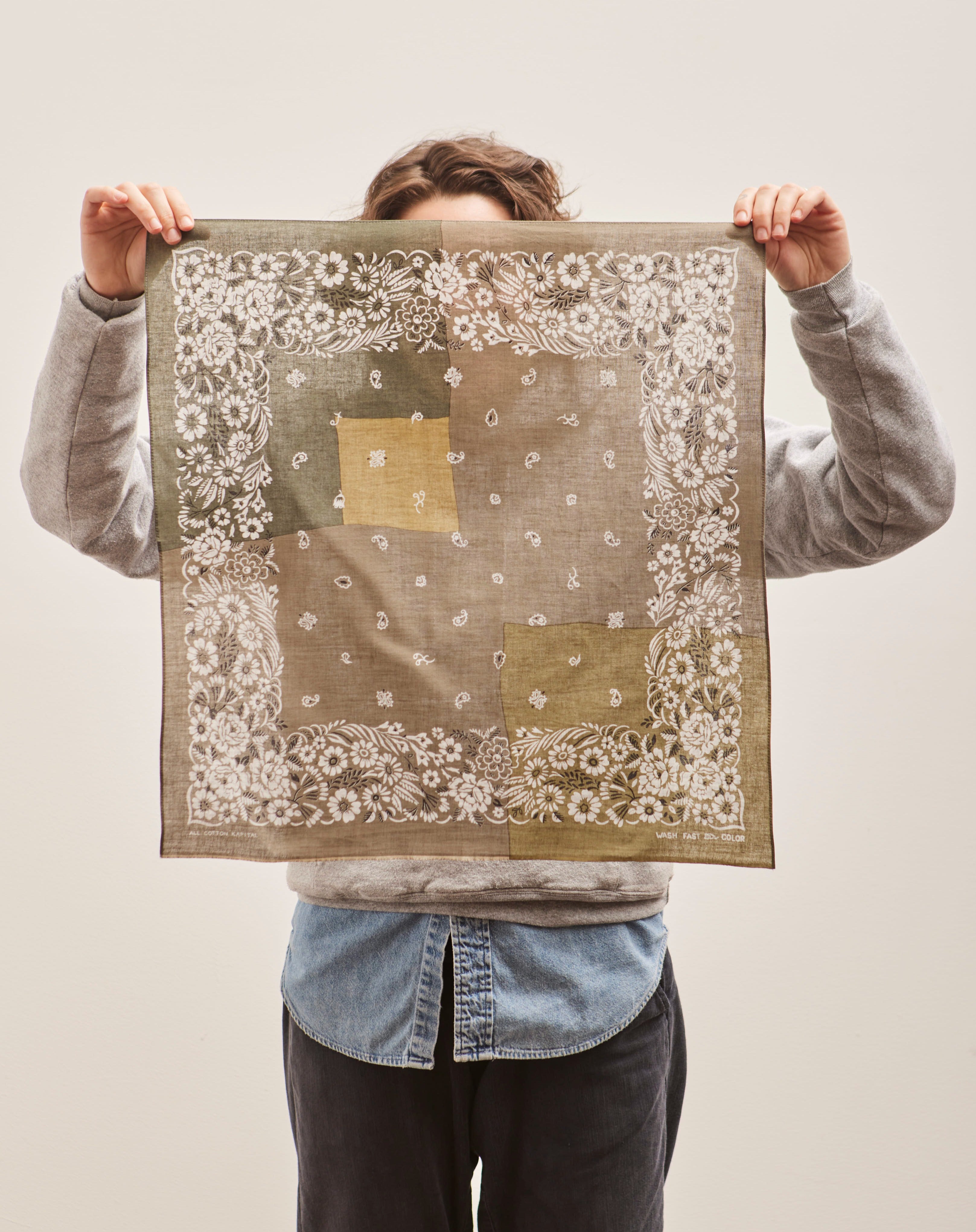 Kapital Garden Bandana, Khaki – Glasswing