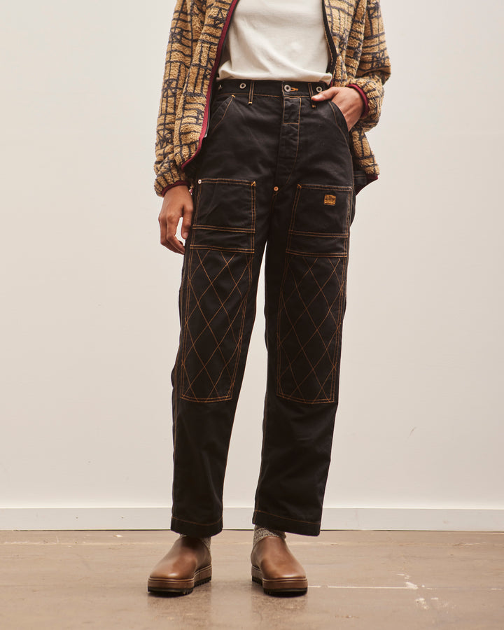 Kapital Light Canvas Lumber Pants, Black – Glasswing