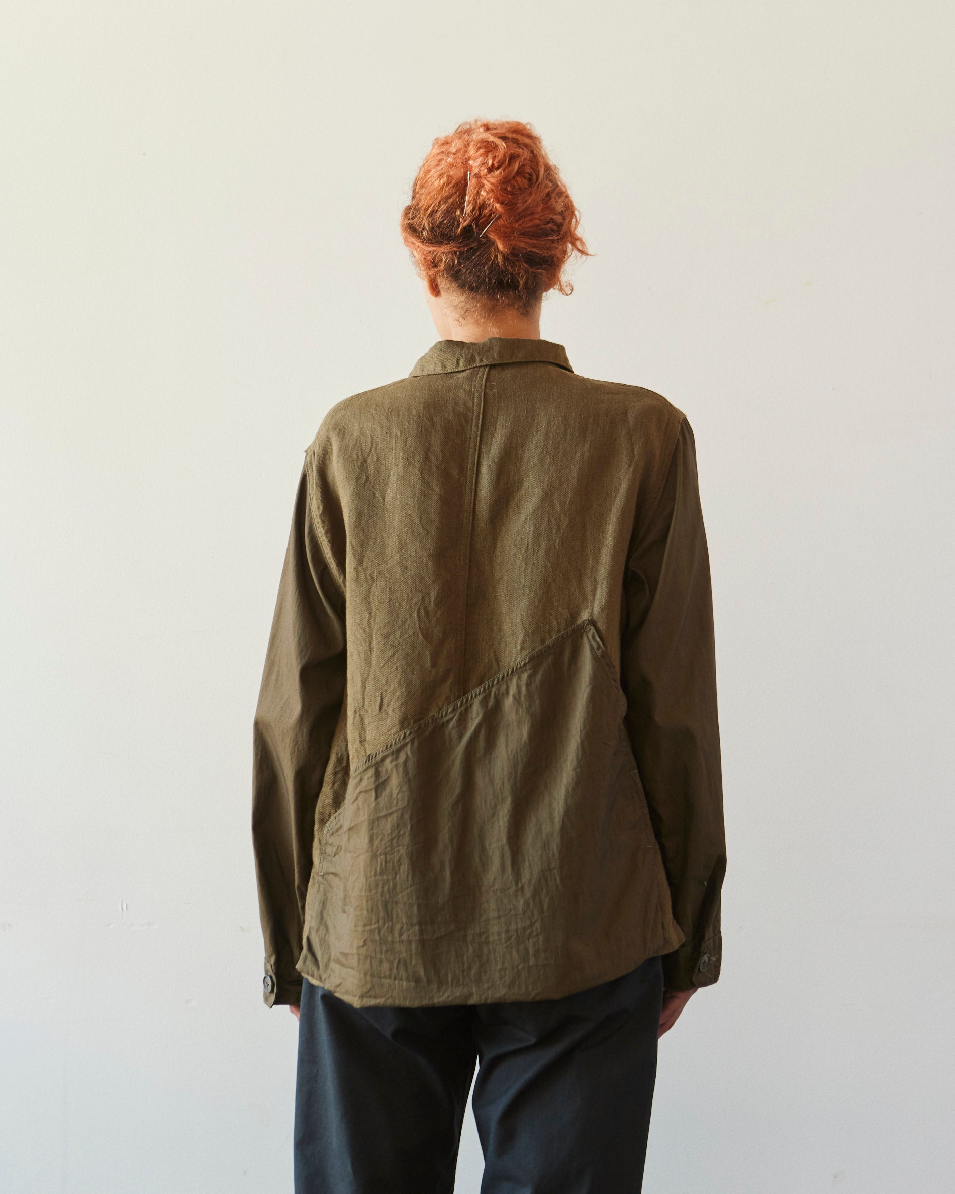 Kapital Linen Chino Cloth Ringoman Coverall, Khaki – Glasswing