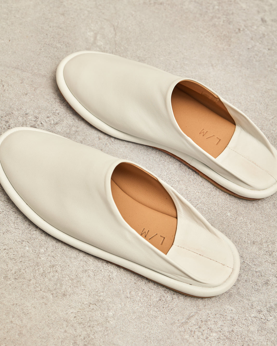 Lauren Manoogian New Fold Mules, Natural – Glasswing