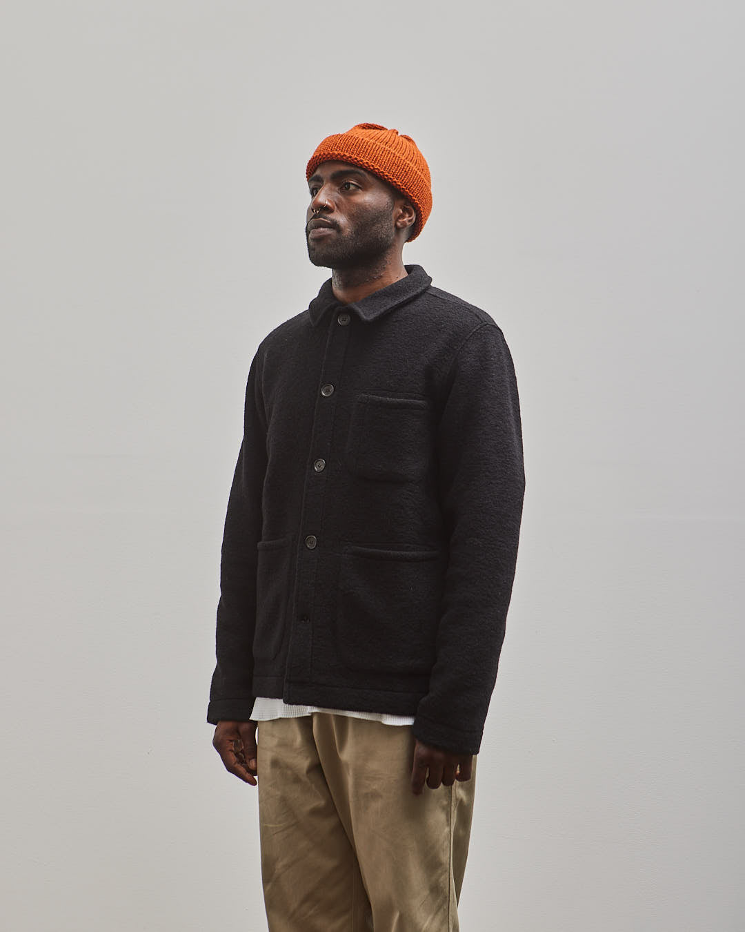 Universal Works Field Jacket, Black – Glasswing