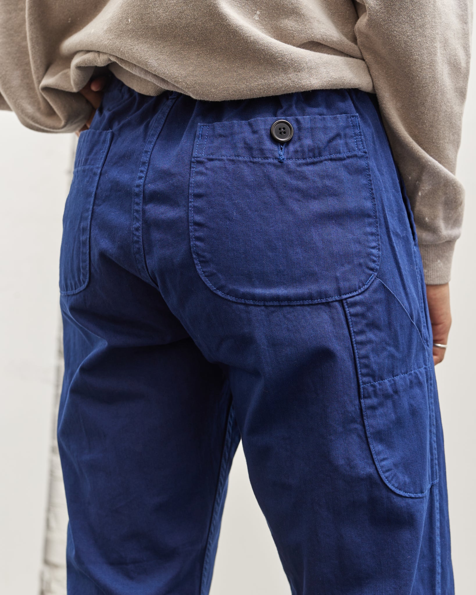 orSlow French Work Pant, Blue | Glasswing