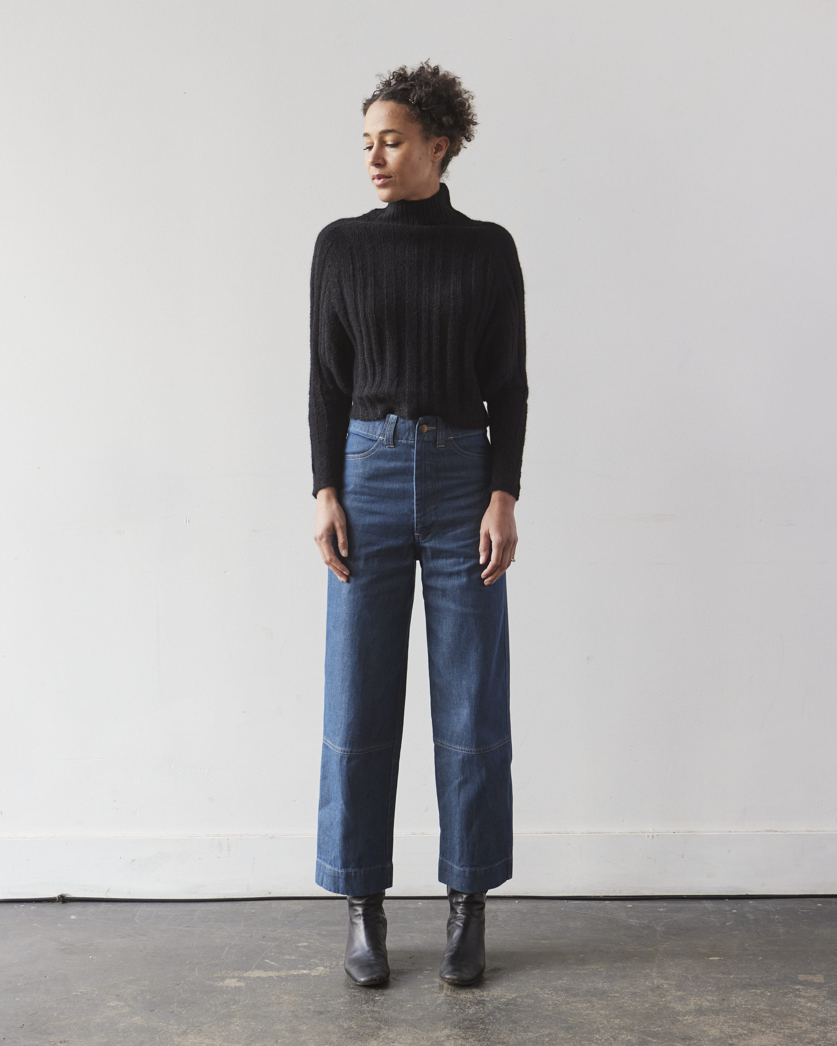 Atelier Delphine Henrietta Top, Black – Glasswing