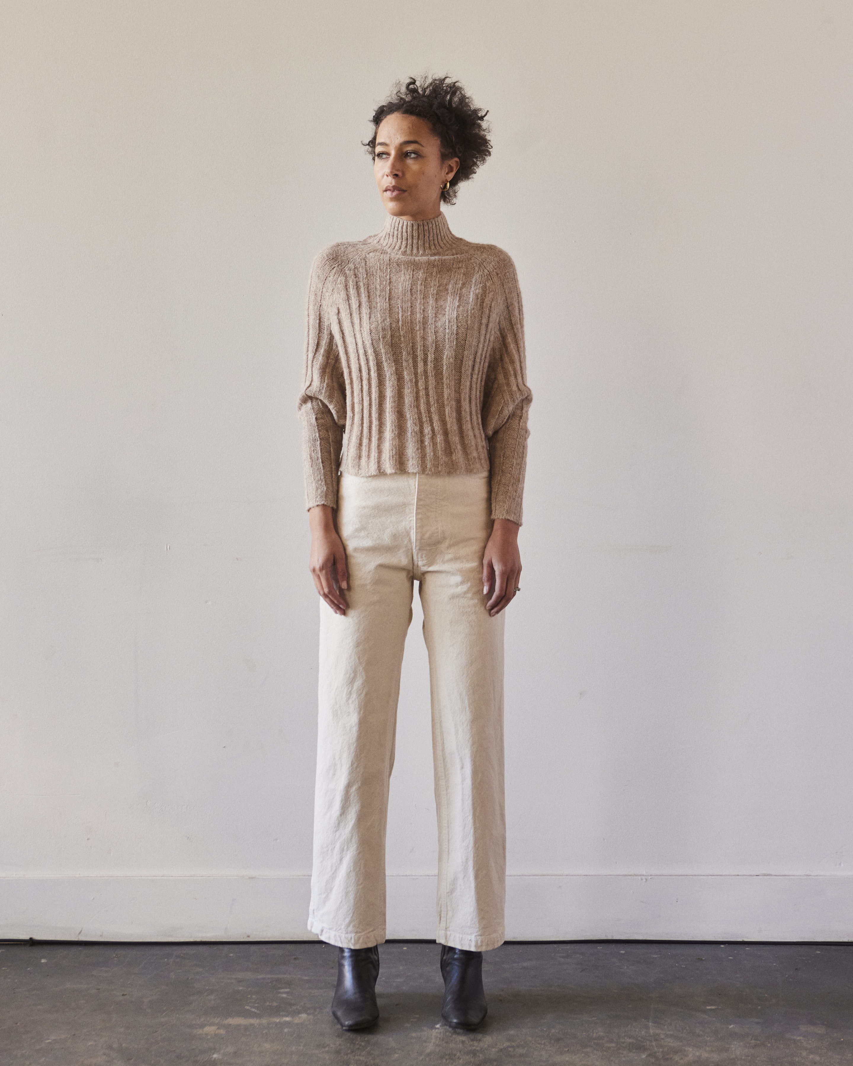 Atelier Delphine Henrietta Top, Latte – Glasswing
