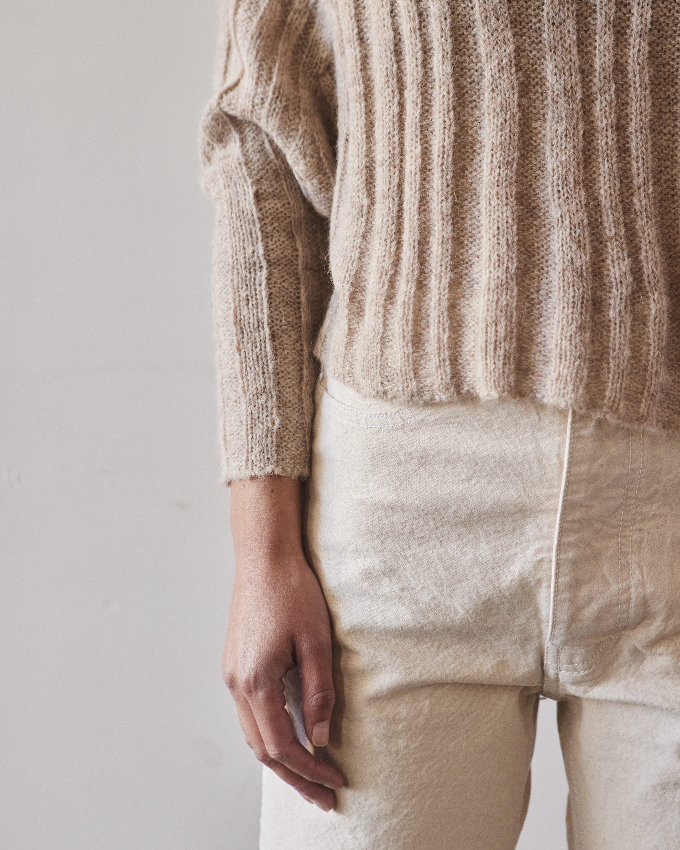 Atelier Delphine Henrietta Top, Latte – Glasswing