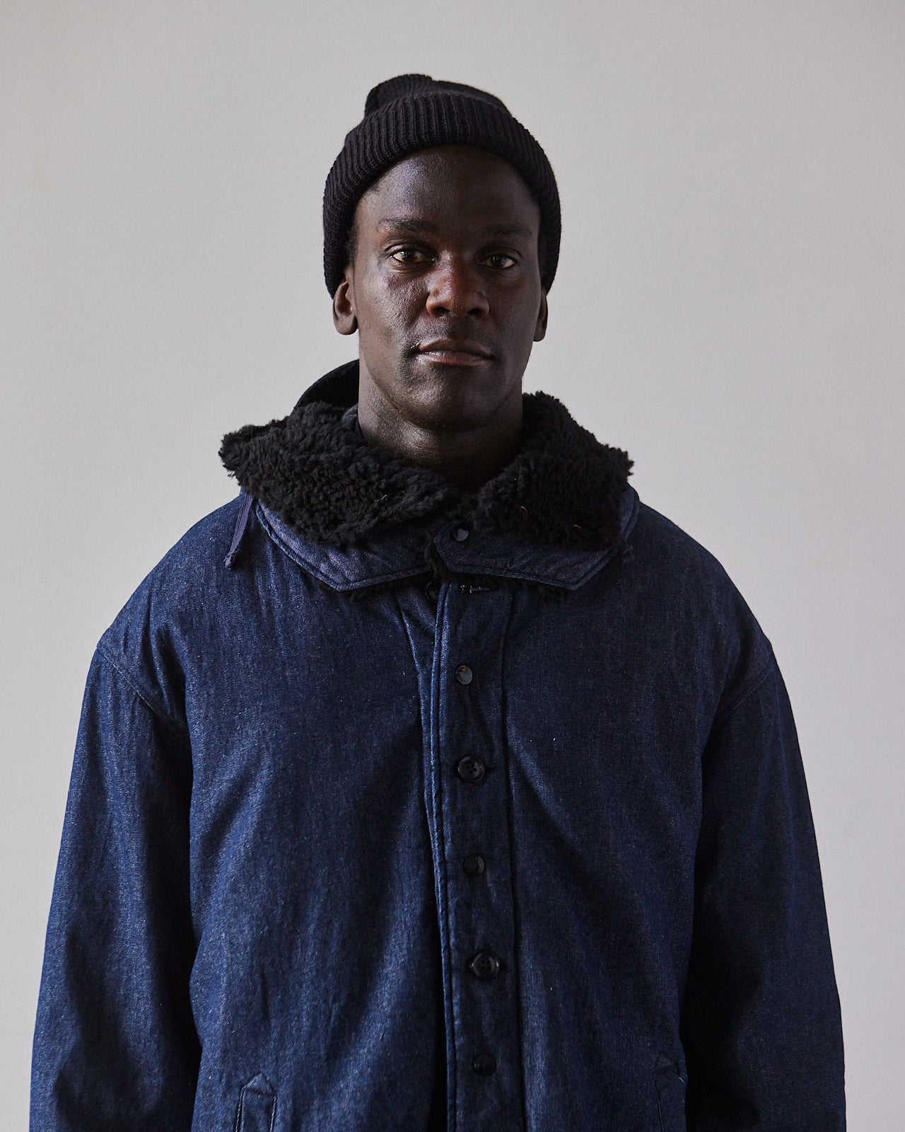 Engineered Garments 8oz Denim Liner Jacket, Indigo – Glasswing