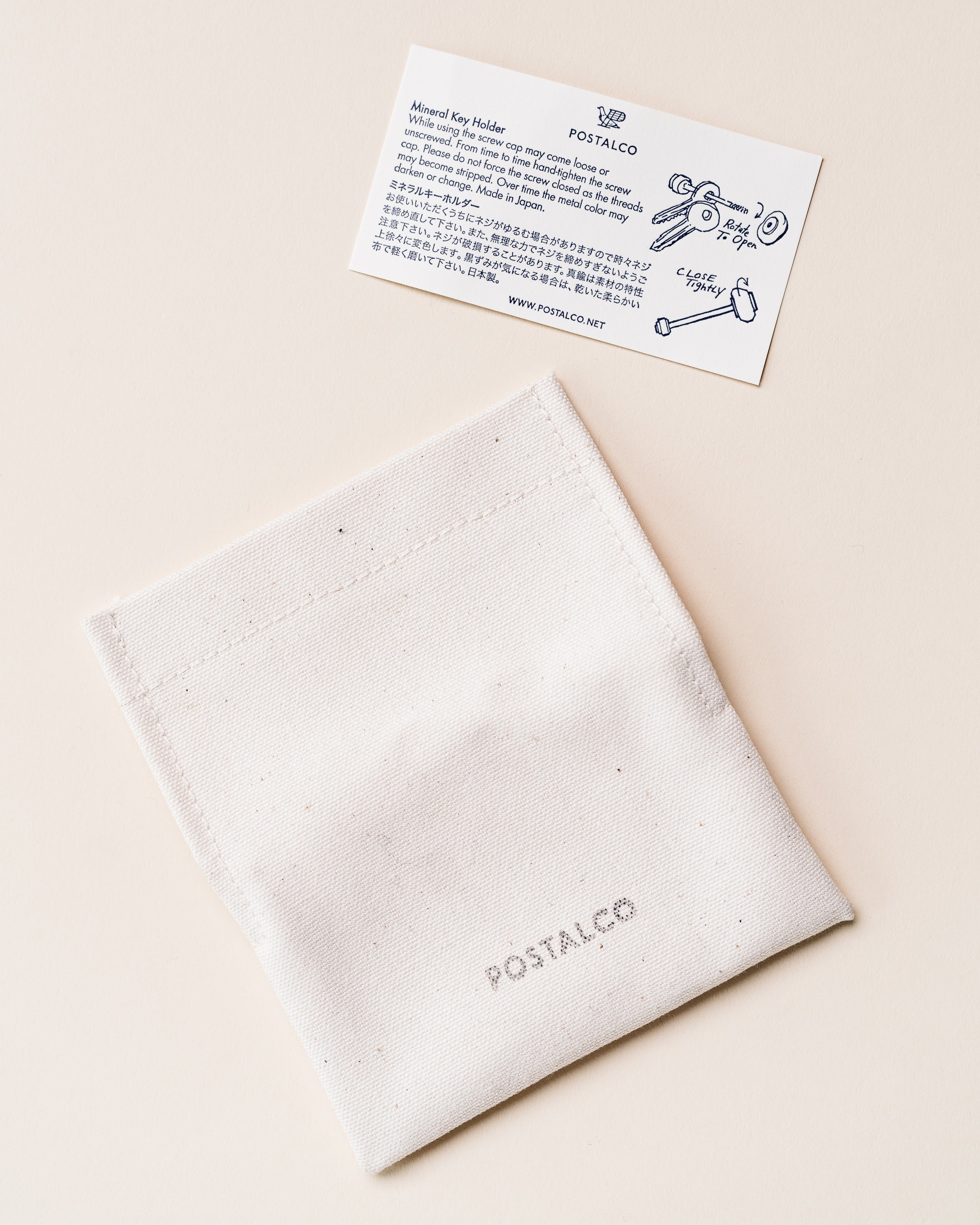 Postalco Mineral Keychain – Glasswing