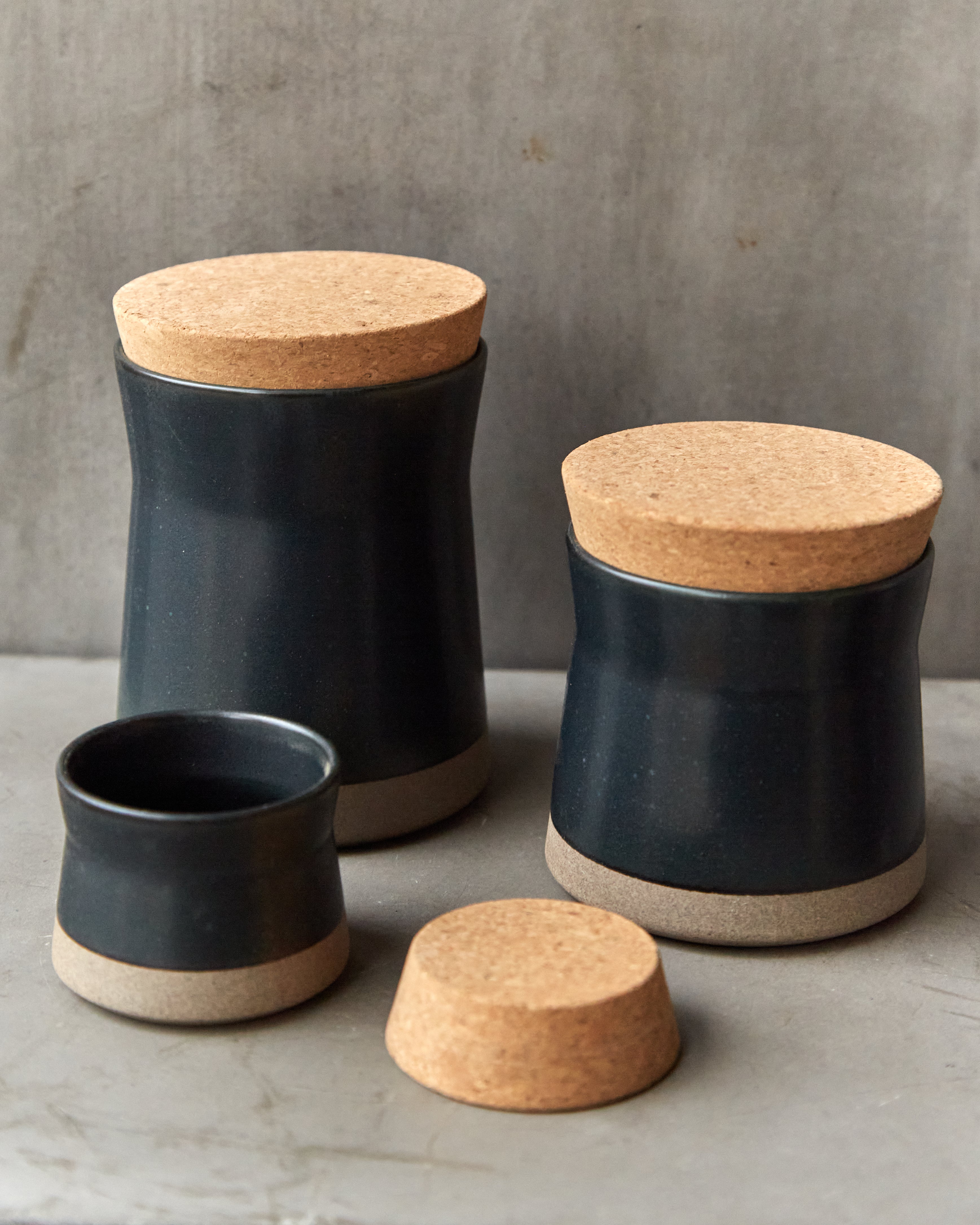 Kinto Ceramic Canister, Black – Glasswing