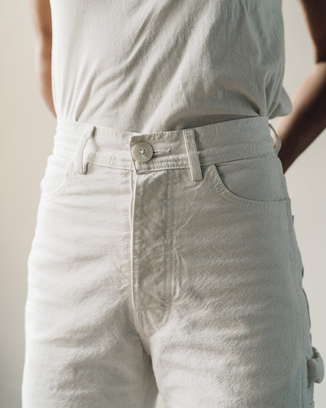 Jesse Kamm Handy Pant, Salt White – Glasswing