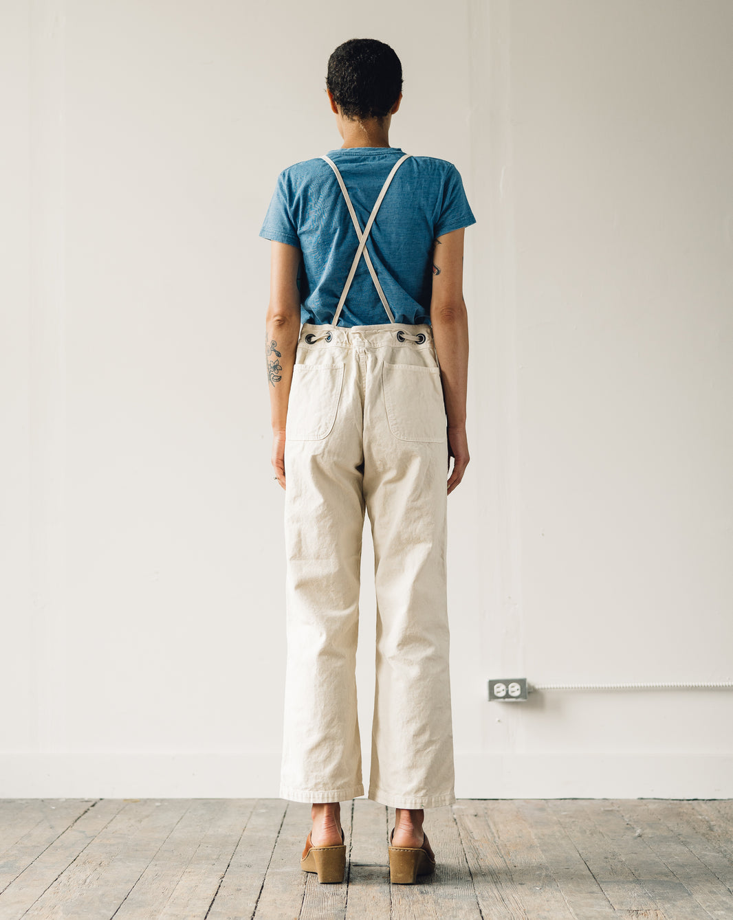 Kapital Light Canvas Welder Overall, Natural – Glasswing
