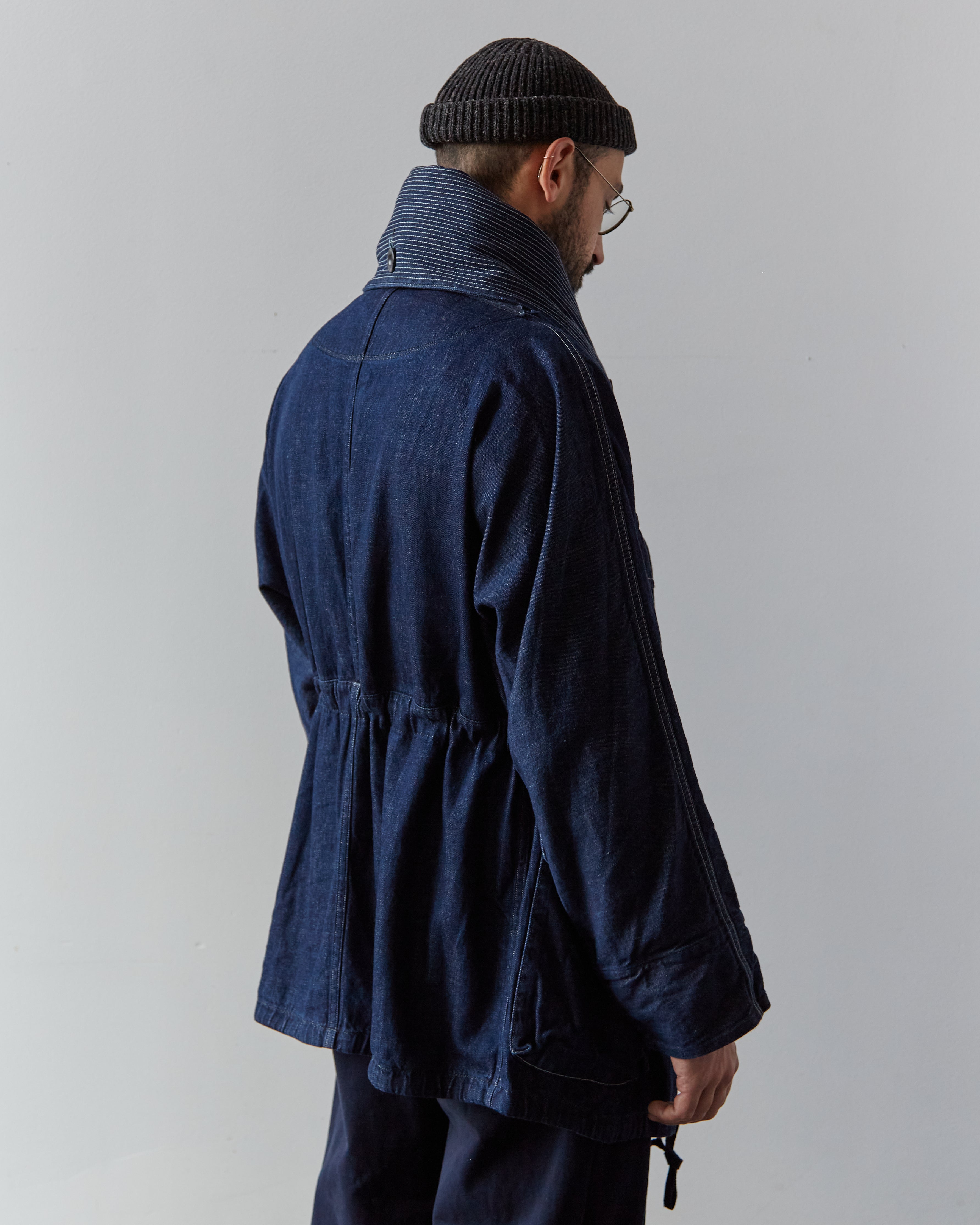Kapital 10oz Denim Ring Coat, Indigo – Glasswing