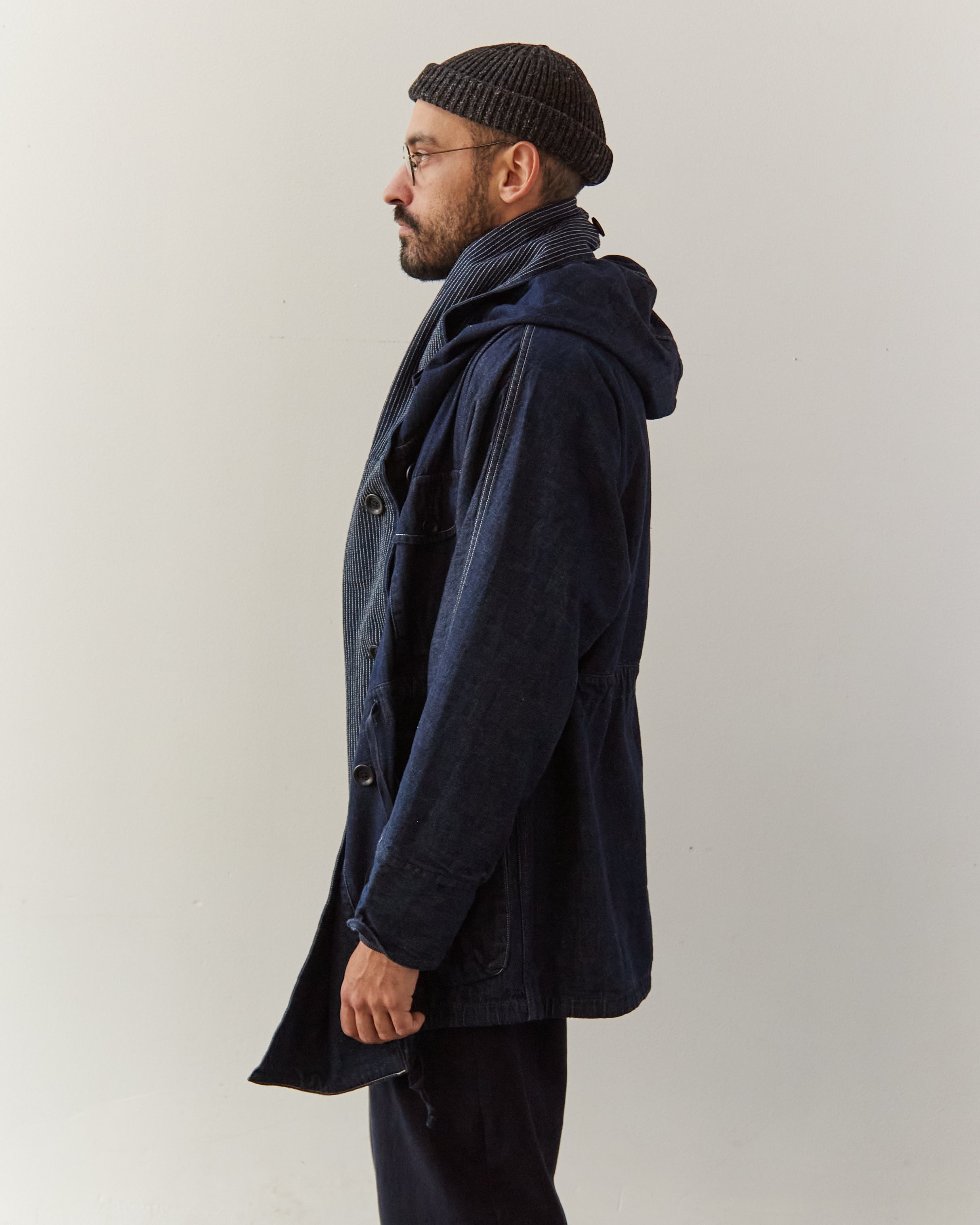 Kapital 10oz Denim Ring Coat, Indigo – Glasswing