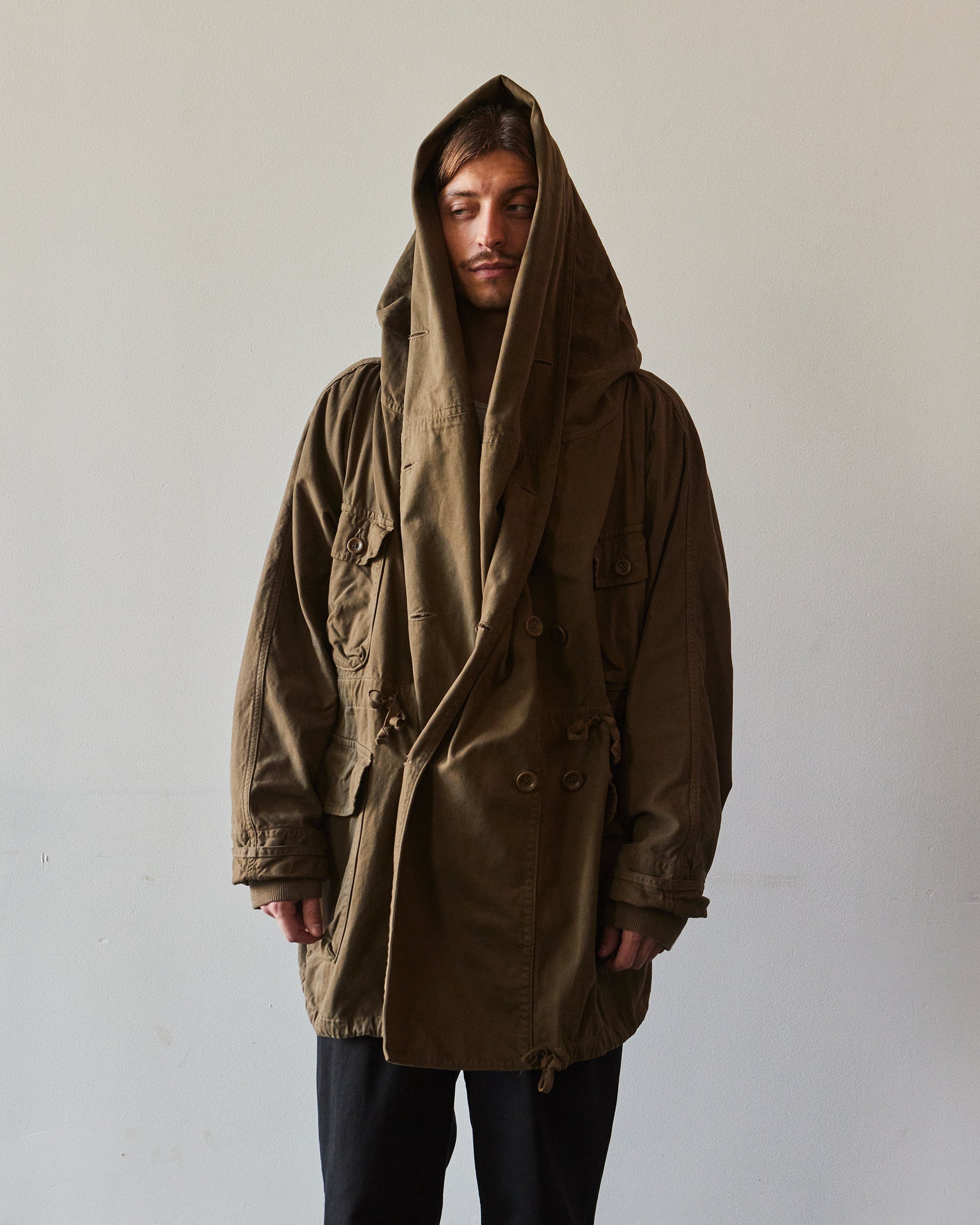 Kapital Katsuragi Ring Coat, Khaki – Glasswing